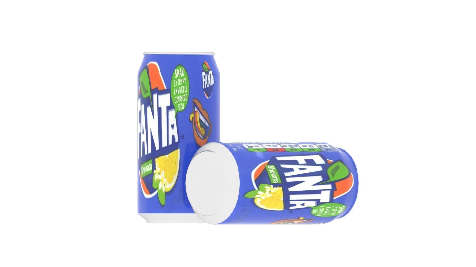Fanta Cans 3D model | CGTrader