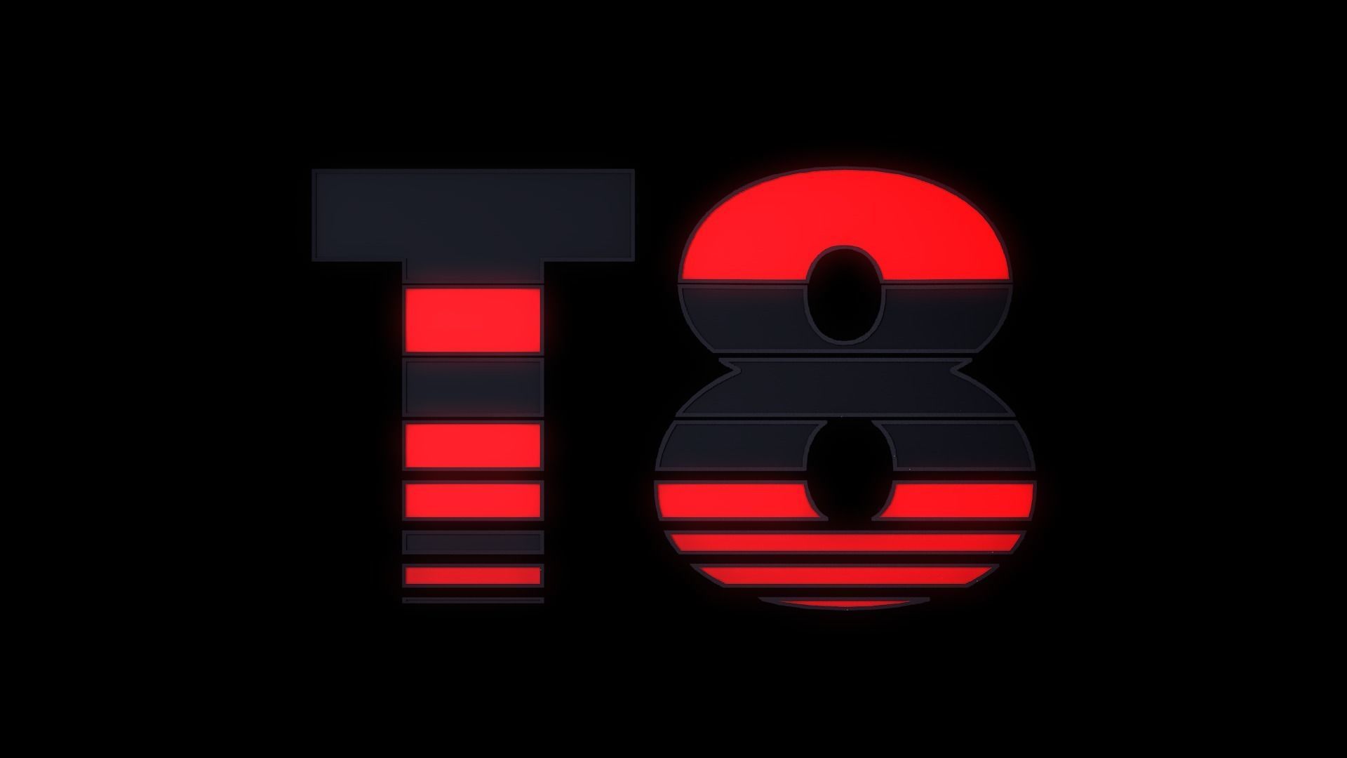T8 - Tate McRae 3D Model LED Sign from Live Tour 2022 3D model | CGTrader