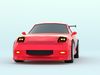 Mazda rx 7 low poly game ready 3d model free VR / AR / low-poly 3D ...