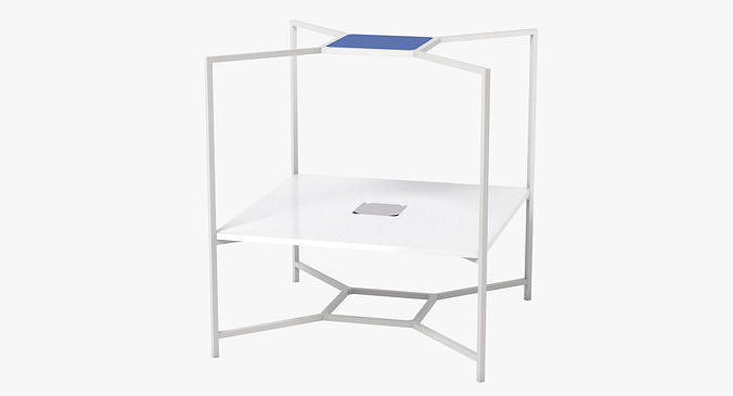 HUB Office Table 3D model | CGTrader