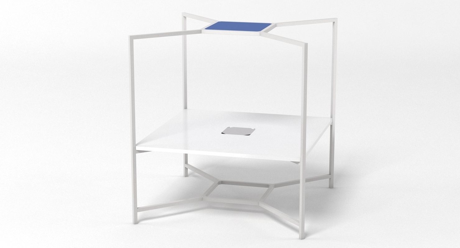 HUB Office Table 3D model | CGTrader