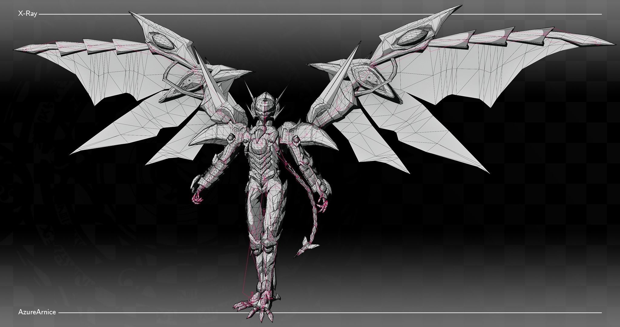 3D model Highschool DxD - Issei Balance Breaker MMD Model VR / AR / low ...