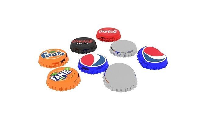 Bottle Caps 3D model | CGTrader
