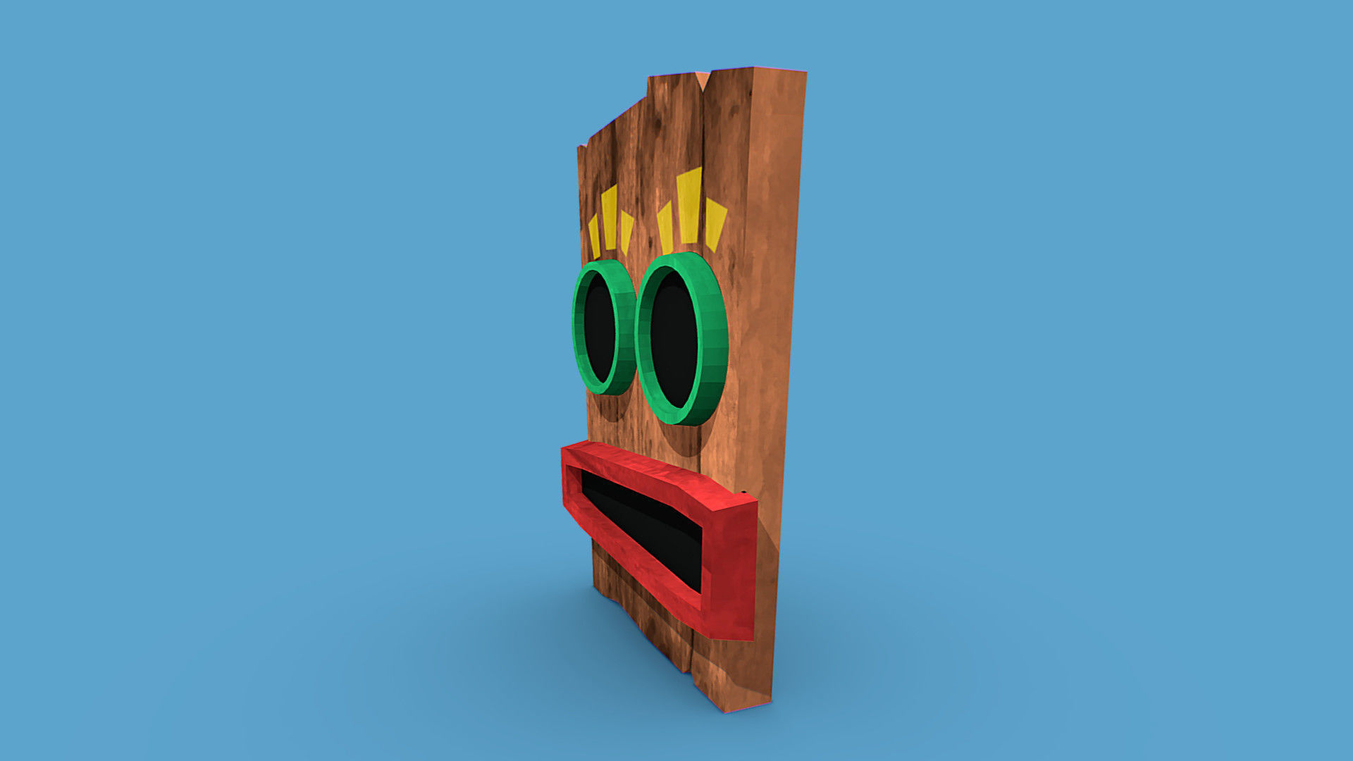 Low Poly Stylized Tribal Mask free VR / AR / low-poly 3D model | CGTrader
