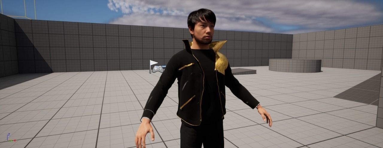 metahuman sized jacket 3D model | CGTrader