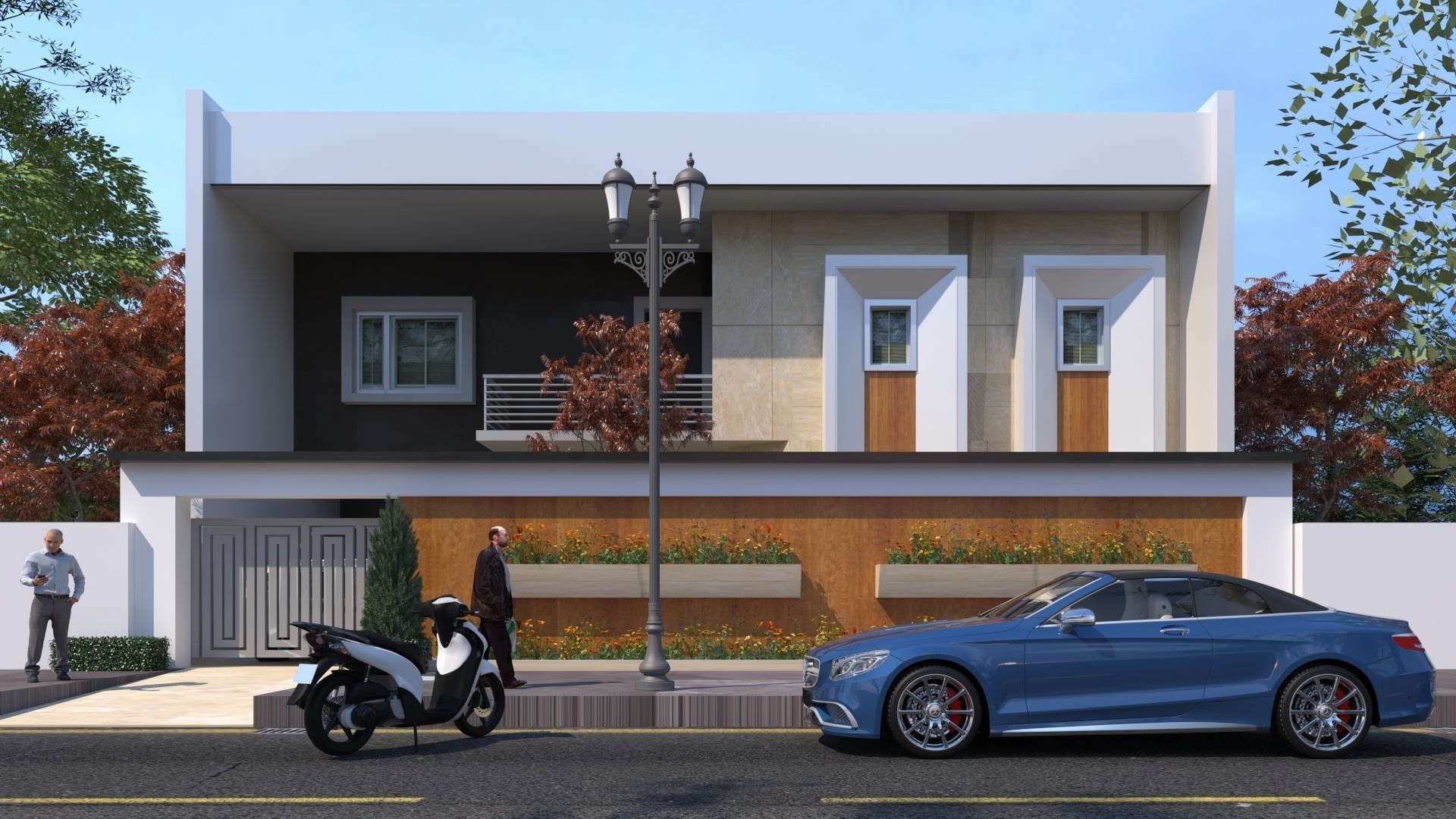 the rectangular house 3D model | CGTrader