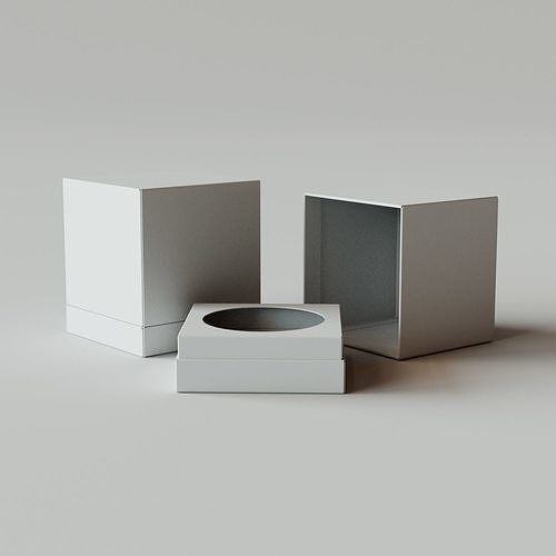 Pedestal Box - Package 3D model 3D model | CGTrader