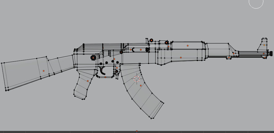 3D model AK-47 rifle VR / AR / low-poly | CGTrader