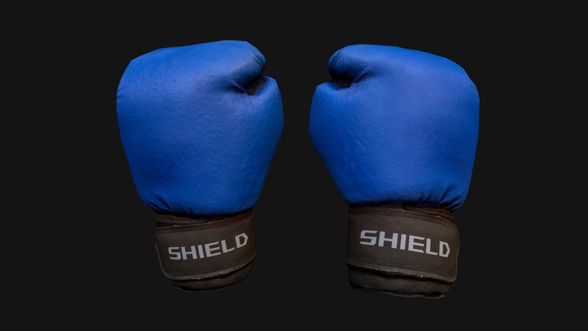 3D model Boxing Gloves Blue VR / AR / low-poly | CGTrader