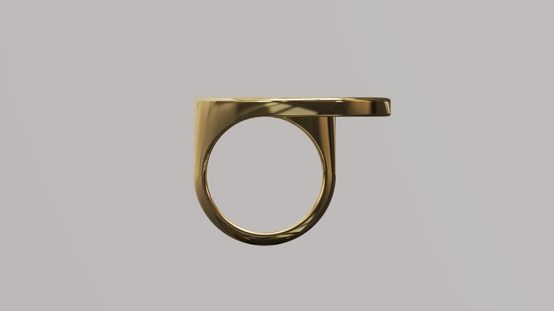 Round Minimal Ring 3D model 3D printable | CGTrader