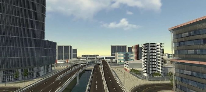 3D model LifeCity Small Version VR / AR / low-poly | CGTrader