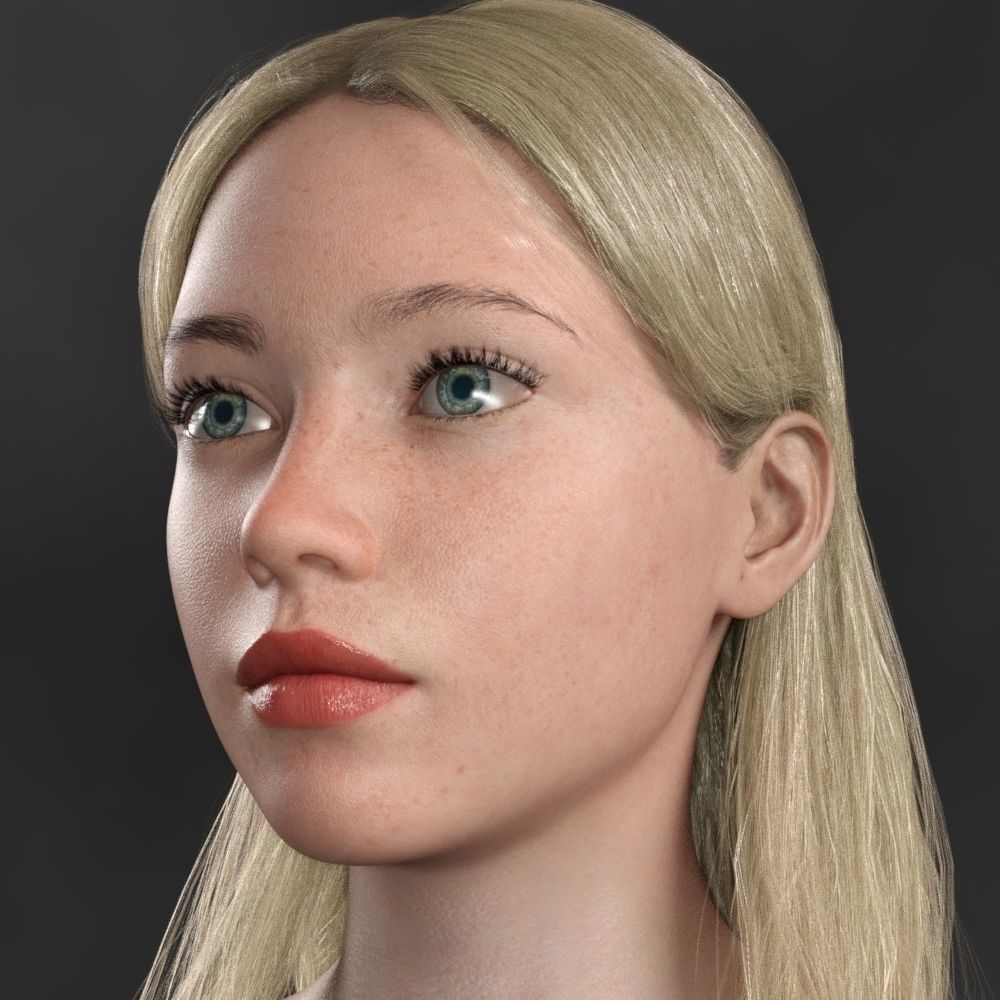 Charlotte V2 High Quality Textures For G8 Female Texture | CGTrader
