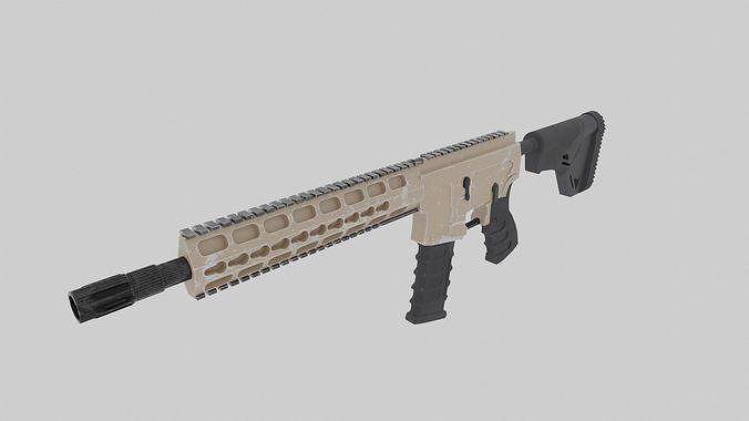 Rifle ar - 3D model | CGTrader
