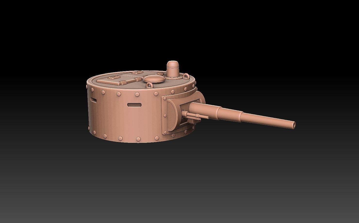 T35 Tank Turrets 3D model 3D printable | CGTrader