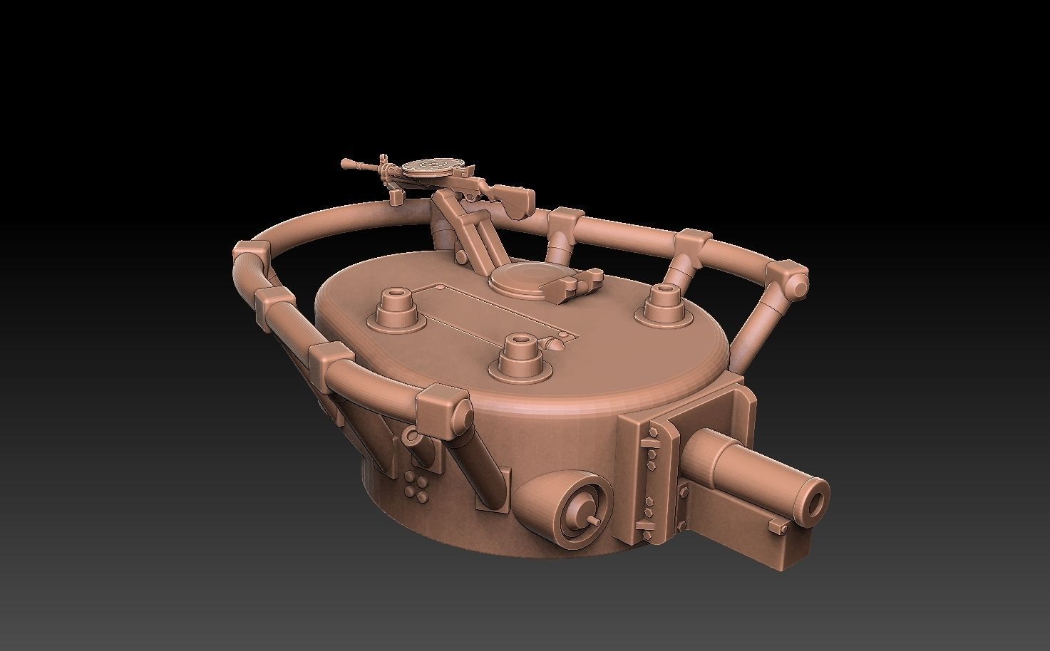 T35 Tank Turrets 3D model 3D printable | CGTrader