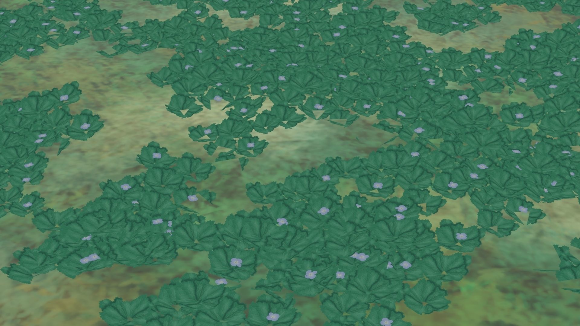 Assortment of 5 flower assets free VR / AR / low-poly 3D model | CGTrader