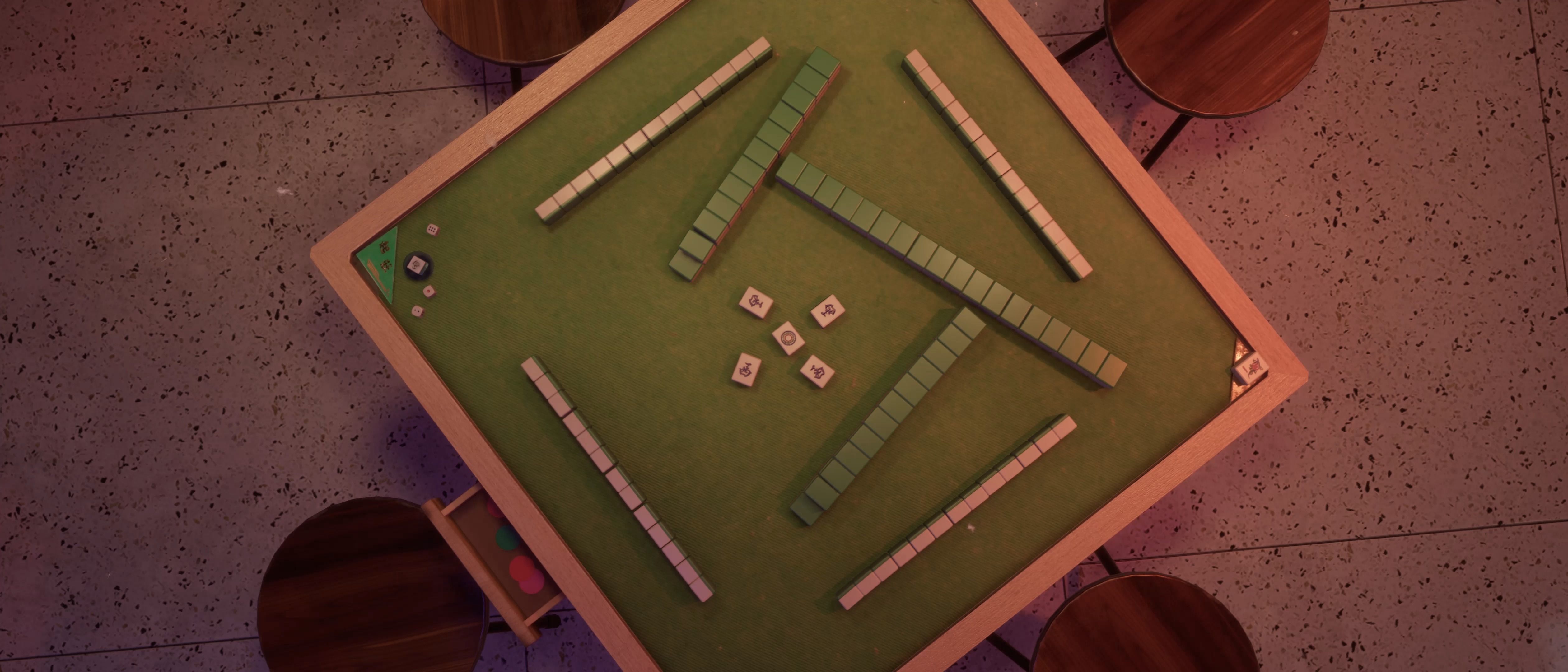 3D model PBR Hong Kong Mahjong Set Game Ready asset VR / AR / low-poly ...