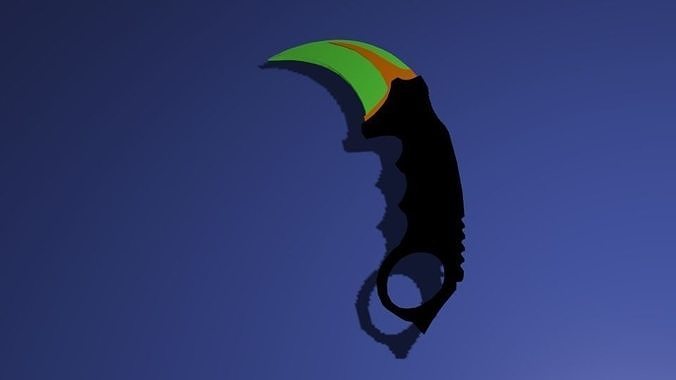 3D model KARAMBITE KNIFE VR / AR / low-poly | CGTrader
