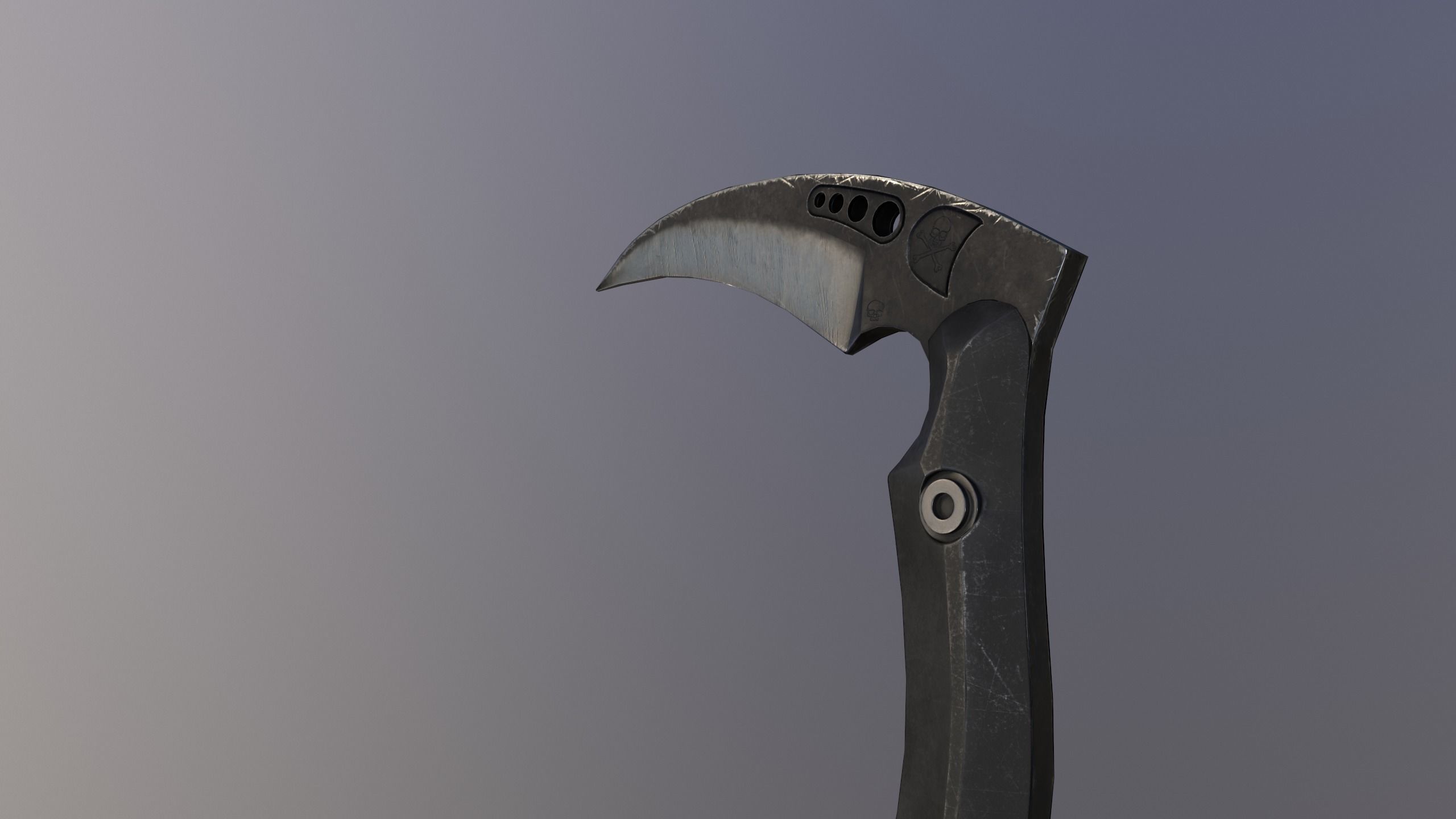 3D model Tactical Kama VR / AR / low-poly | CGTrader