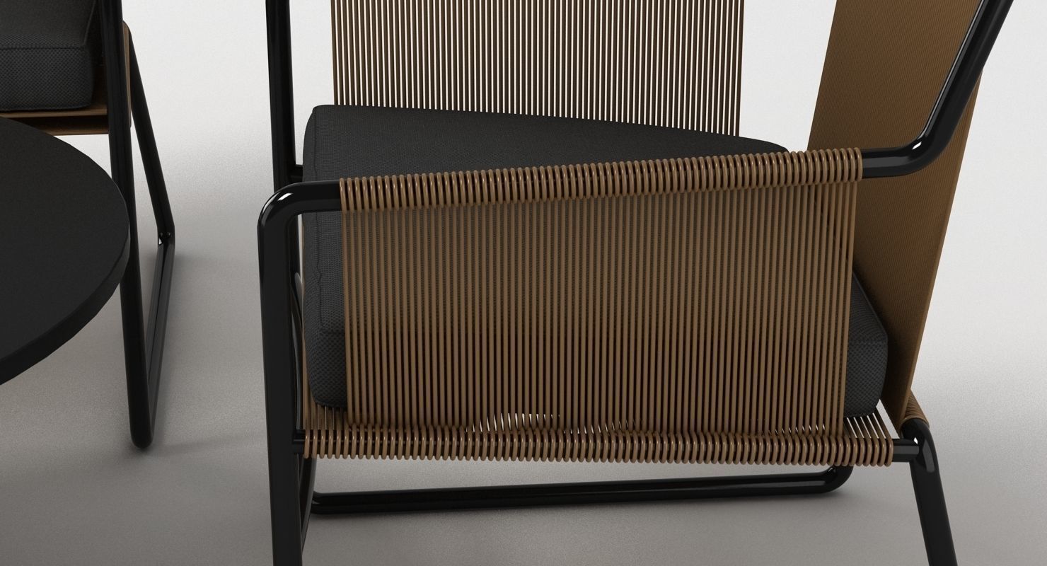 Flexform Harp Set 3D model | CGTrader