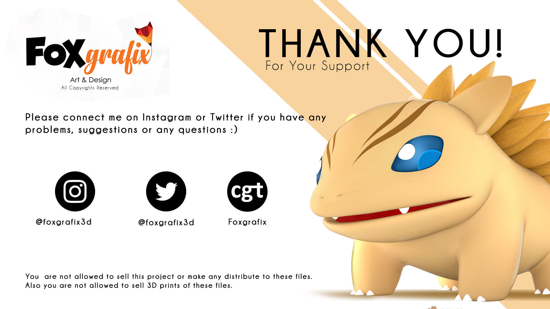 3D model Pokemon Bulbasaur Ground Concept VR / AR / low-poly | CGTrader