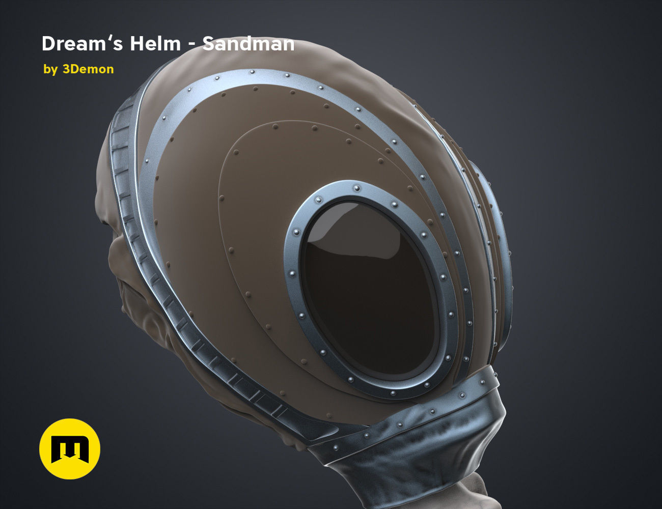 The Sandman helm 3D model 3D printable | CGTrader