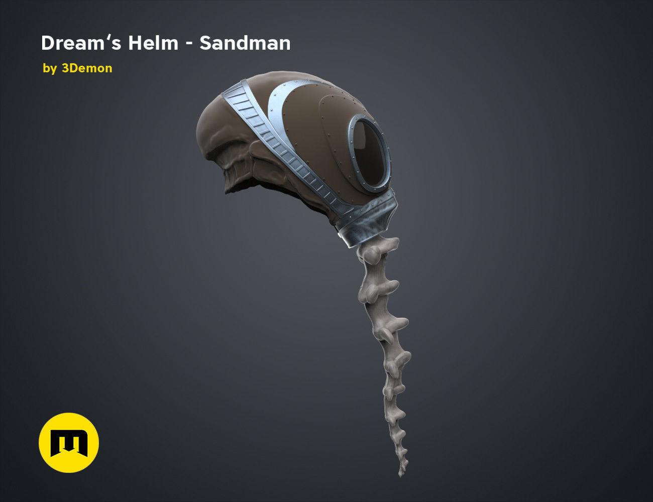 The Sandman helm 3D model 3D printable | CGTrader