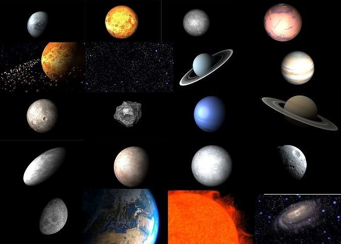 Space Collection 3D model | CGTrader