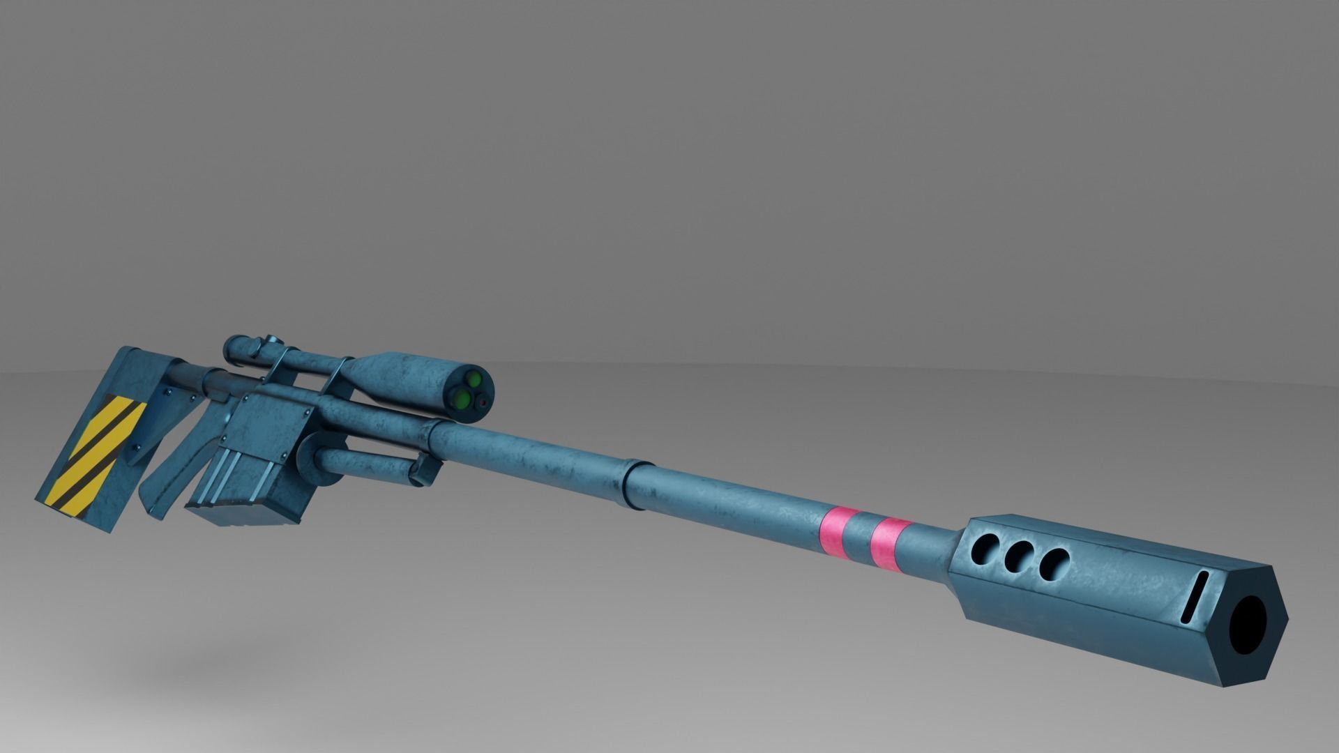YOKO LITTNER SNIPER RIFLE Gurren Lagann 3D model | CGTrader
