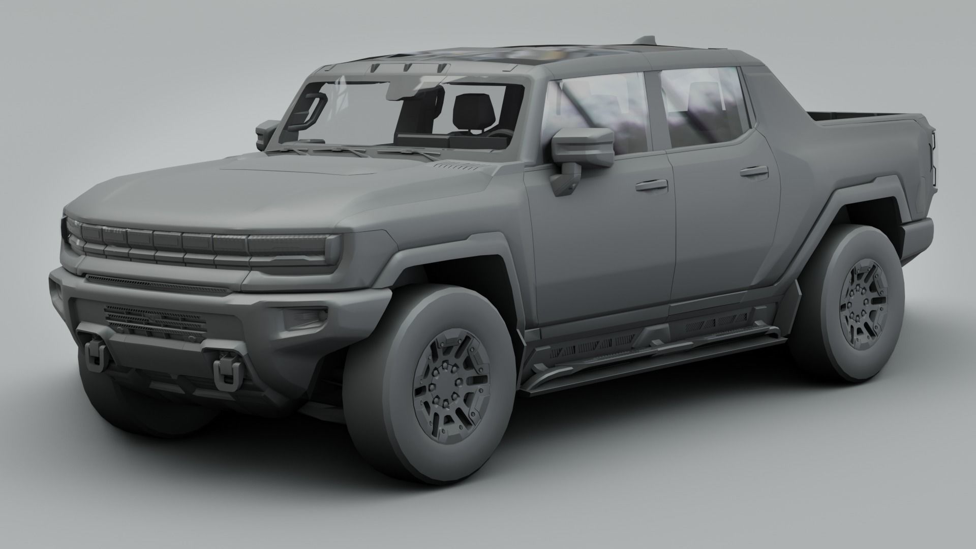 Hummer EV Electric SUV PICK UP 2022 3D model | CGTrader