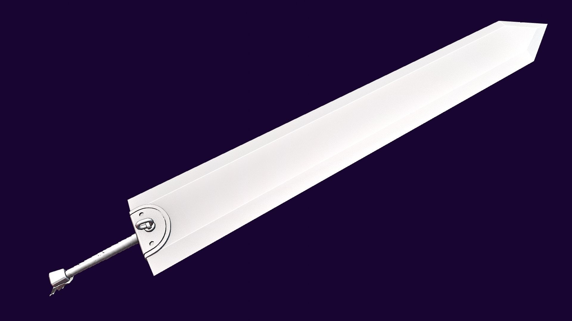 3D model Game ready Guts dragon slayer sword VR / AR / low-poly | CGTrader