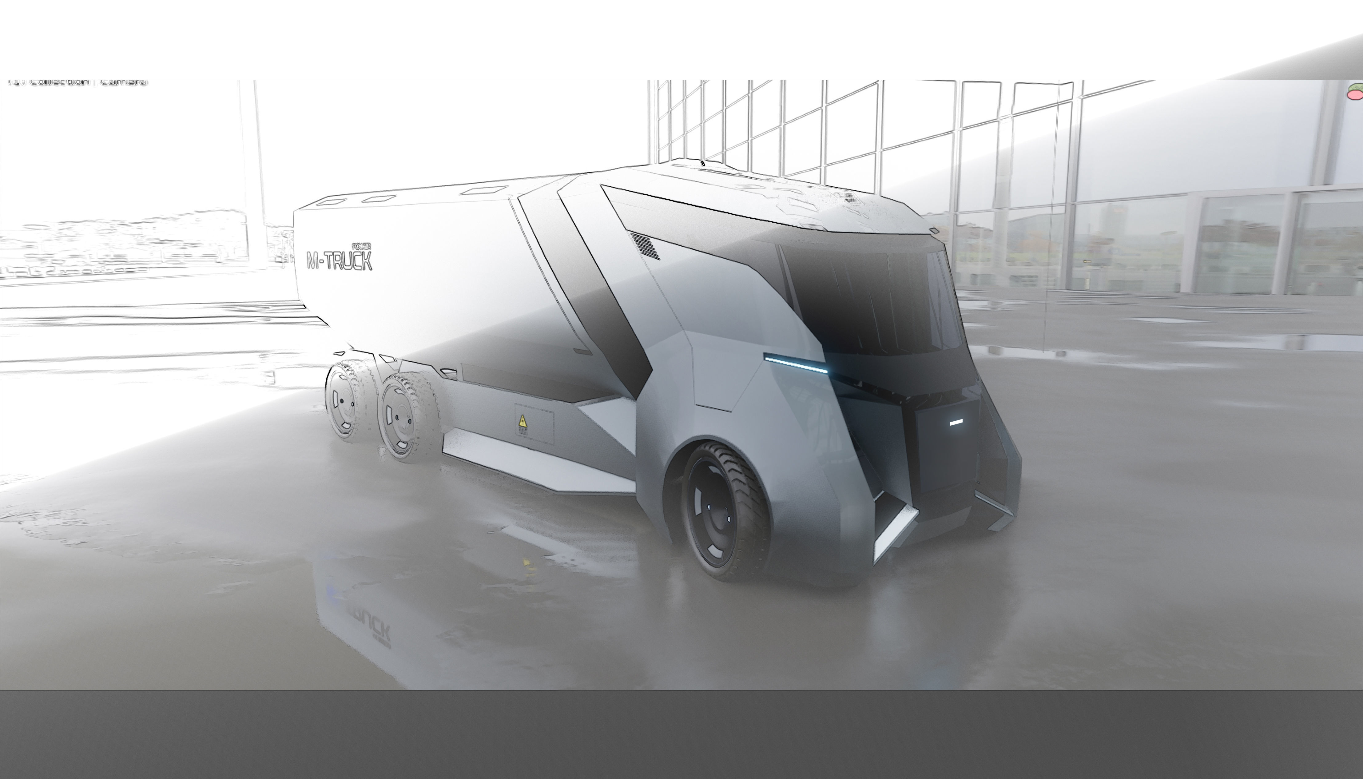 SX Truck Design concept 3D model | CGTrader