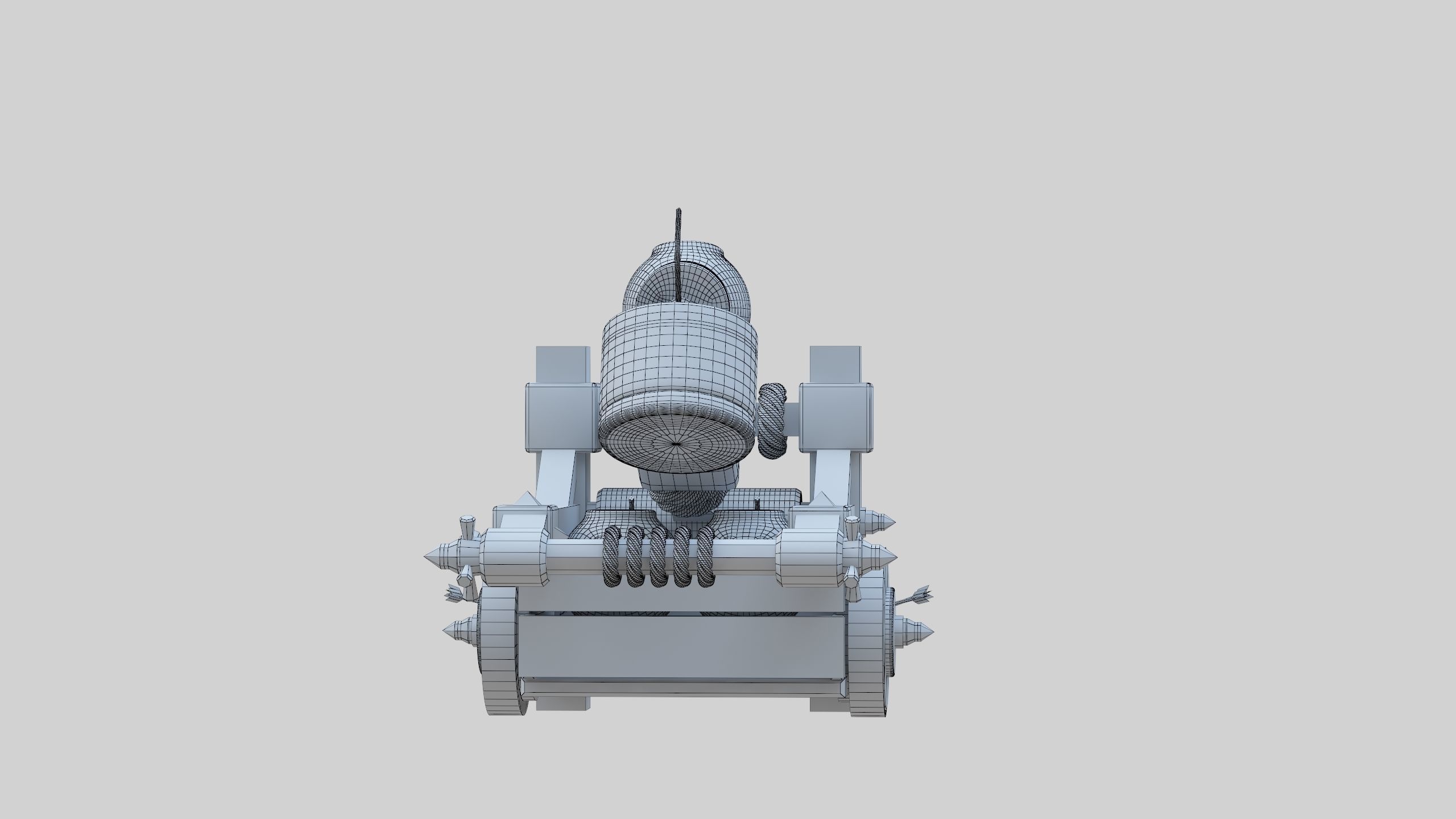 Cartoon Catapult 3D model | CGTrader