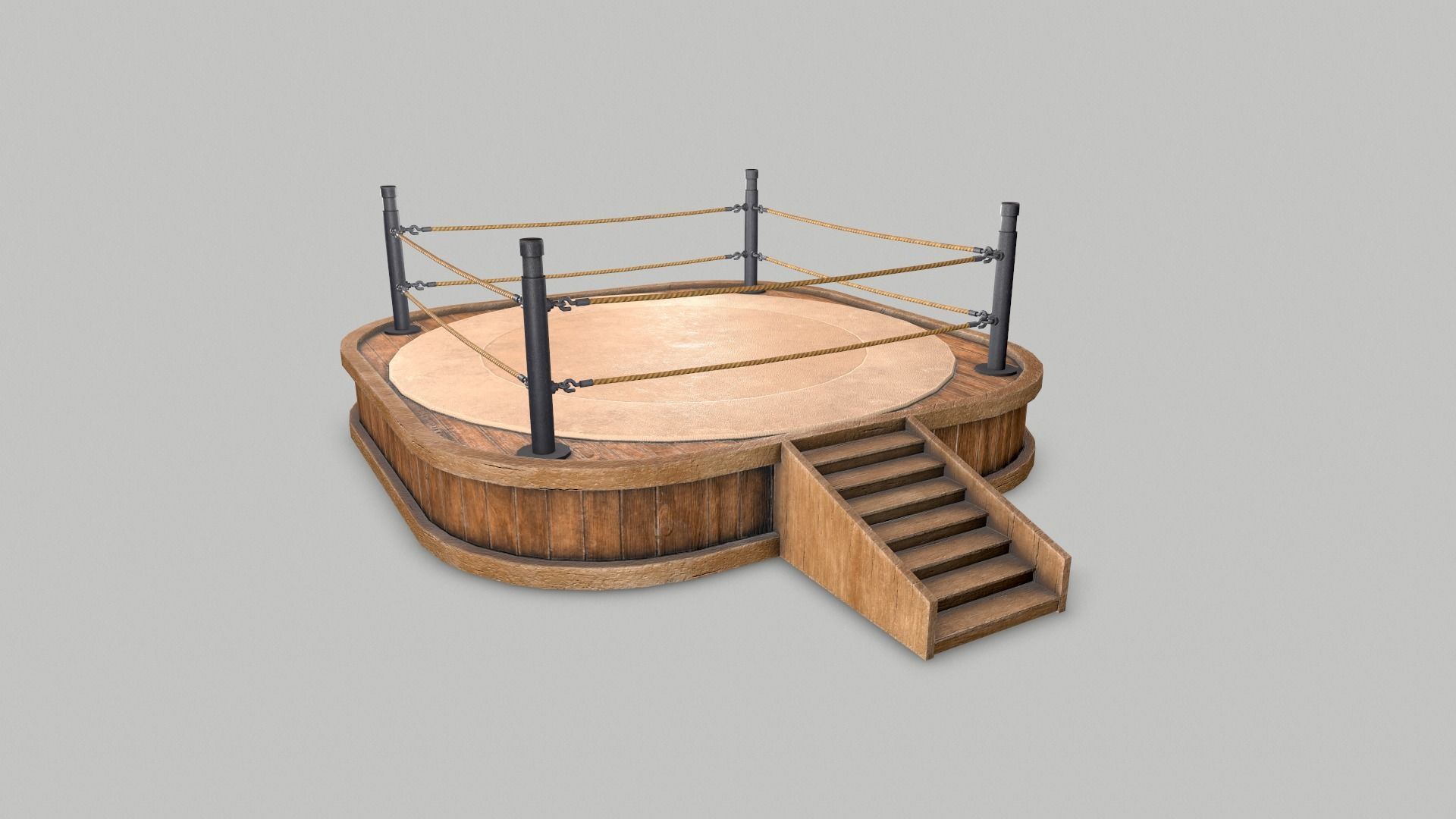 3D model Boxing Ring VR / AR / low-poly | CGTrader