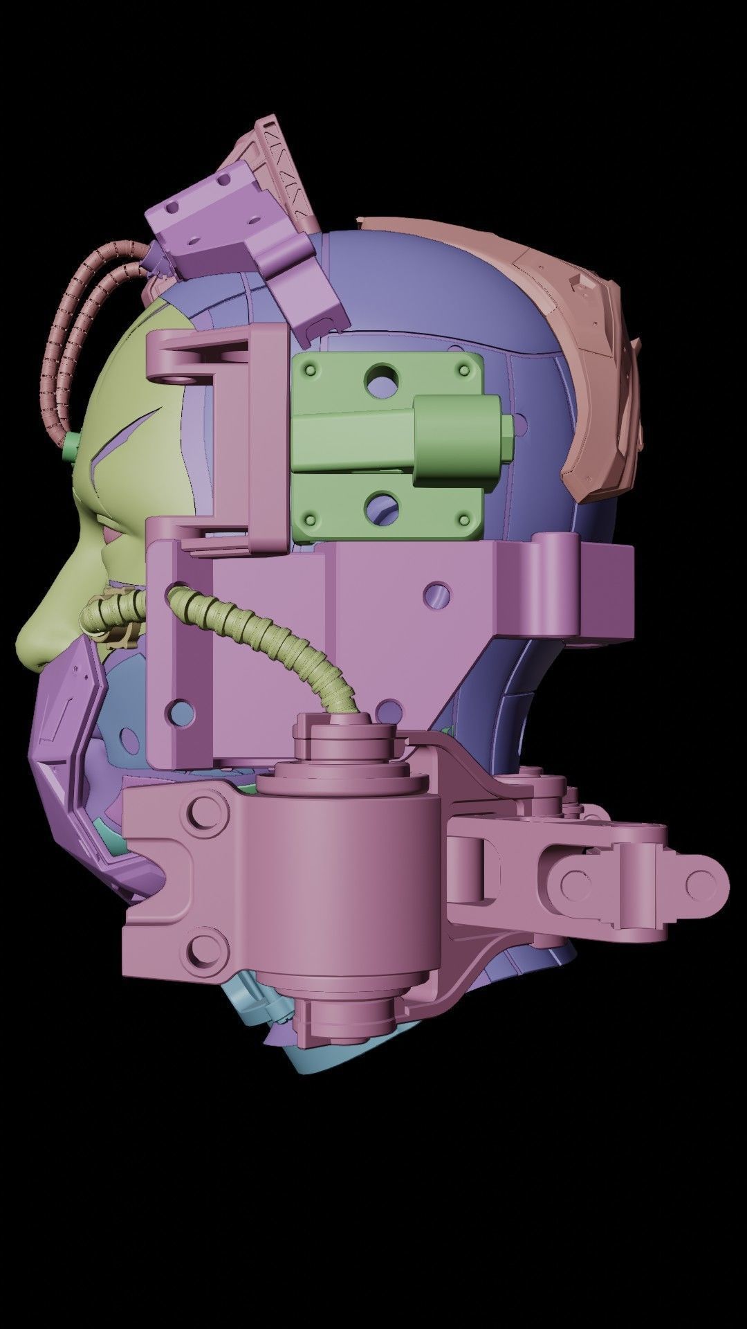 Sci-fi Character Cyborg 003 3D model | CGTrader