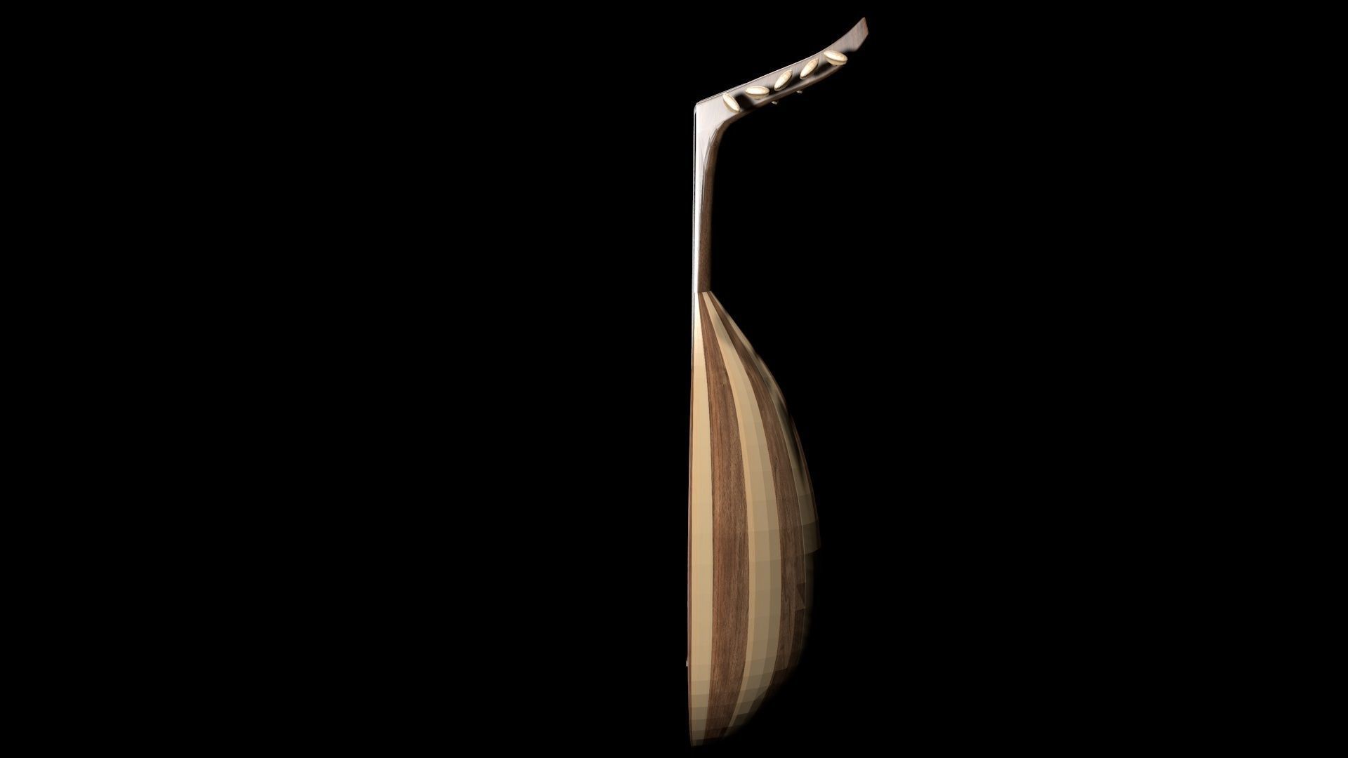 Oud Musical Instrument 3D model | CGTrader