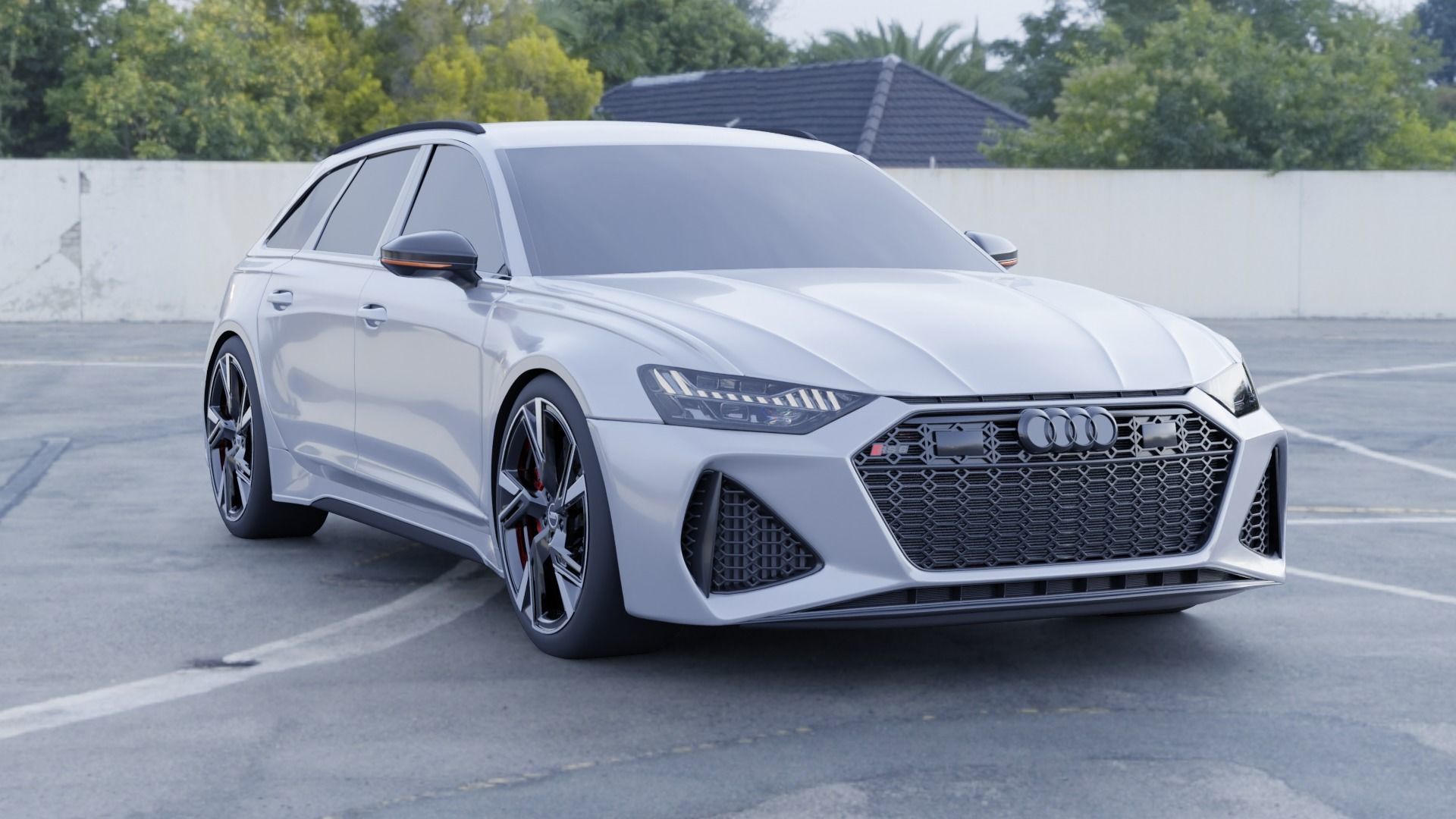 AUDI RS6 Avant Car Vehicle 3D model | CGTrader