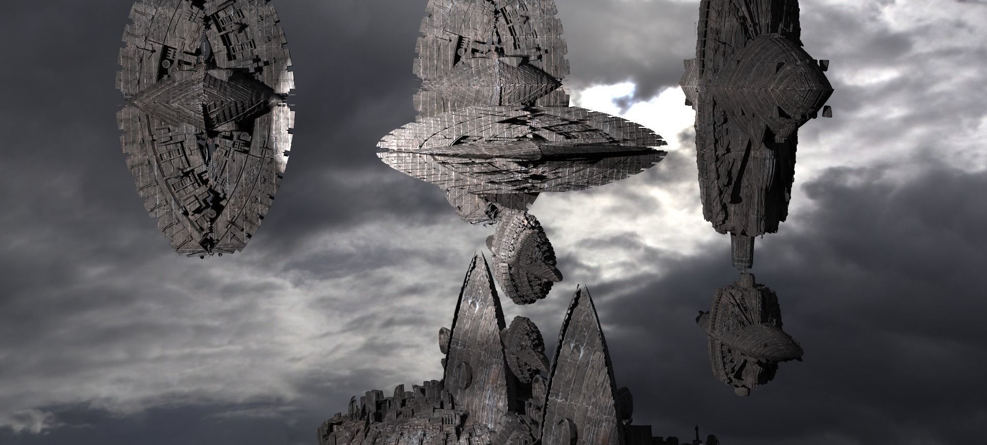 Aztec Ancient Ship Collection 7 designs 3D model | CGTrader