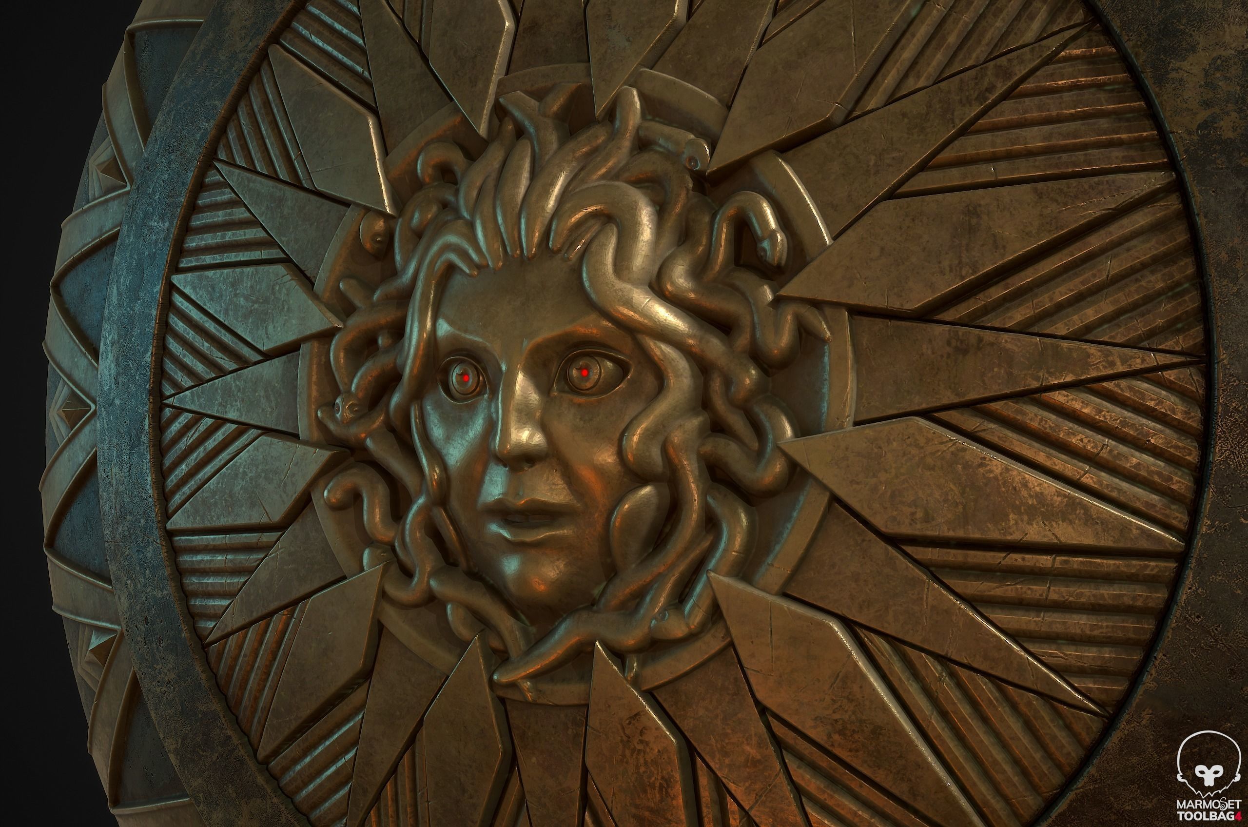 fans work Magic Change Wonder Woman Shield Aegis Shield 3D model | CGTrader