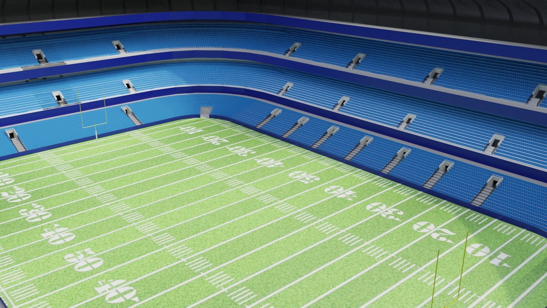 3D model Nfl American Stadium VR / AR / low-poly | CGTrader