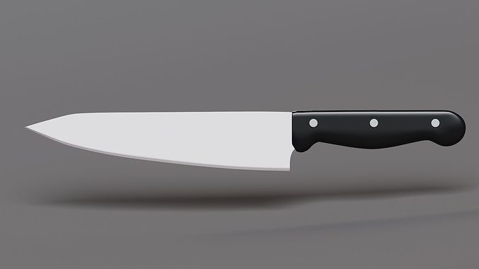 Model of Kitchen knife 3D model | CGTrader