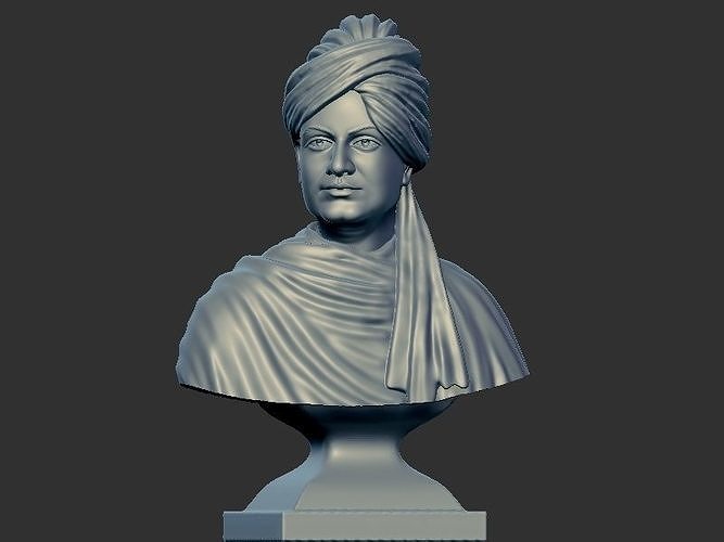 Swami Vivekanand Bust 3D model 3D printable | CGTrader