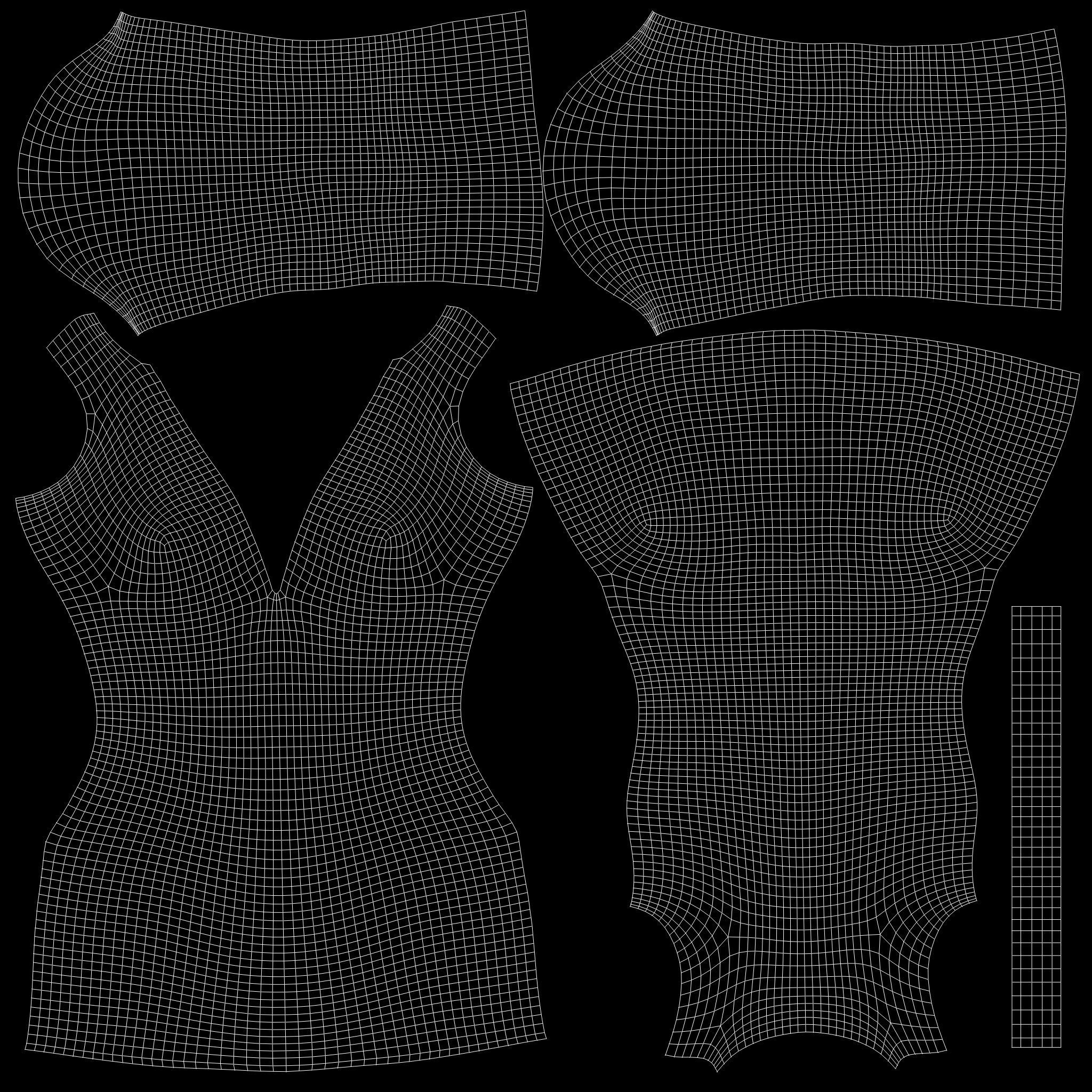 3D model Sci-fi Officer Scientist Secretary Outfit VR / AR / low-poly ...