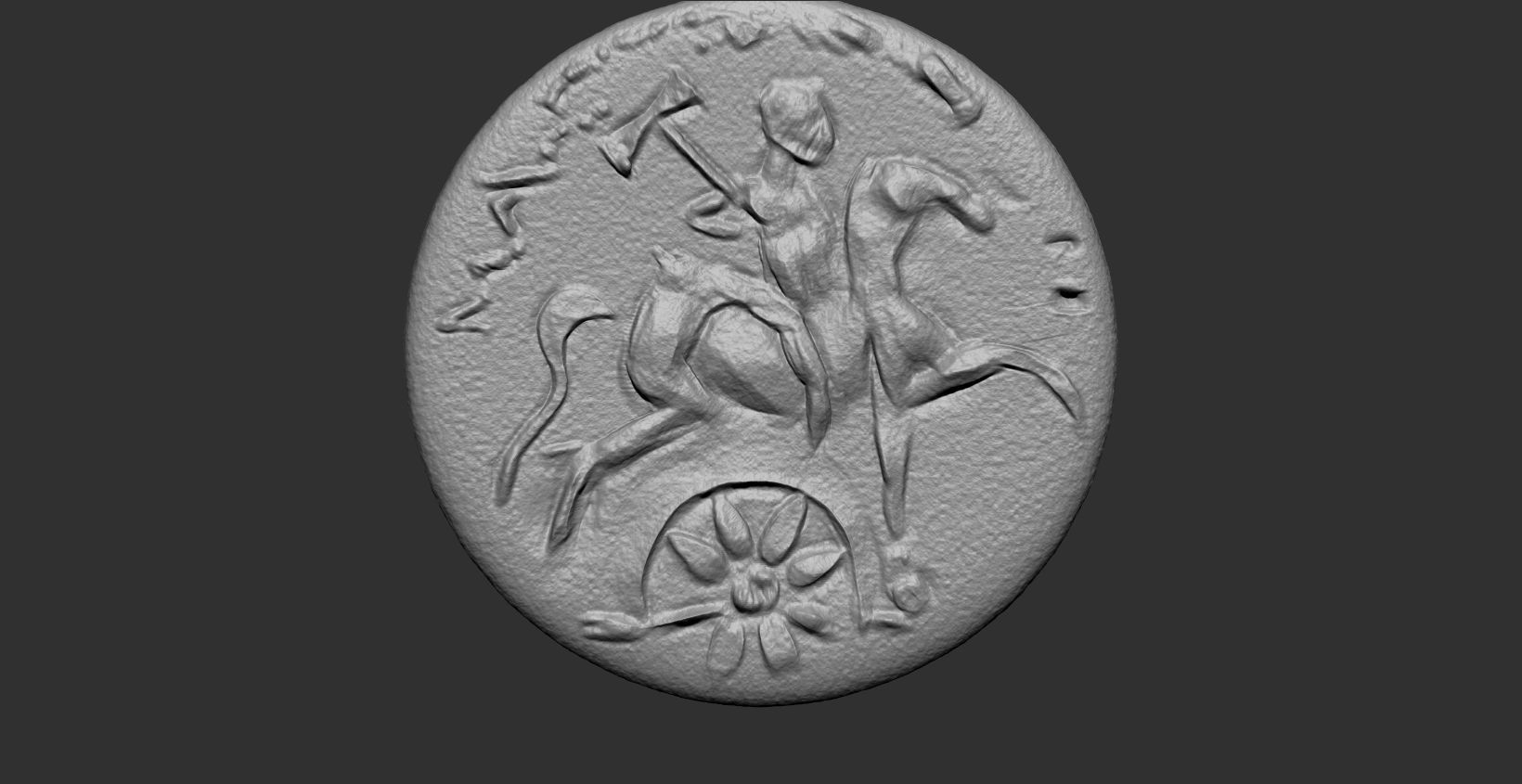 Set of 4 Ancient Coins 3D model 3D printable | CGTrader