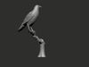 Raven Sculpture printable 3D model 3D printable | CGTrader