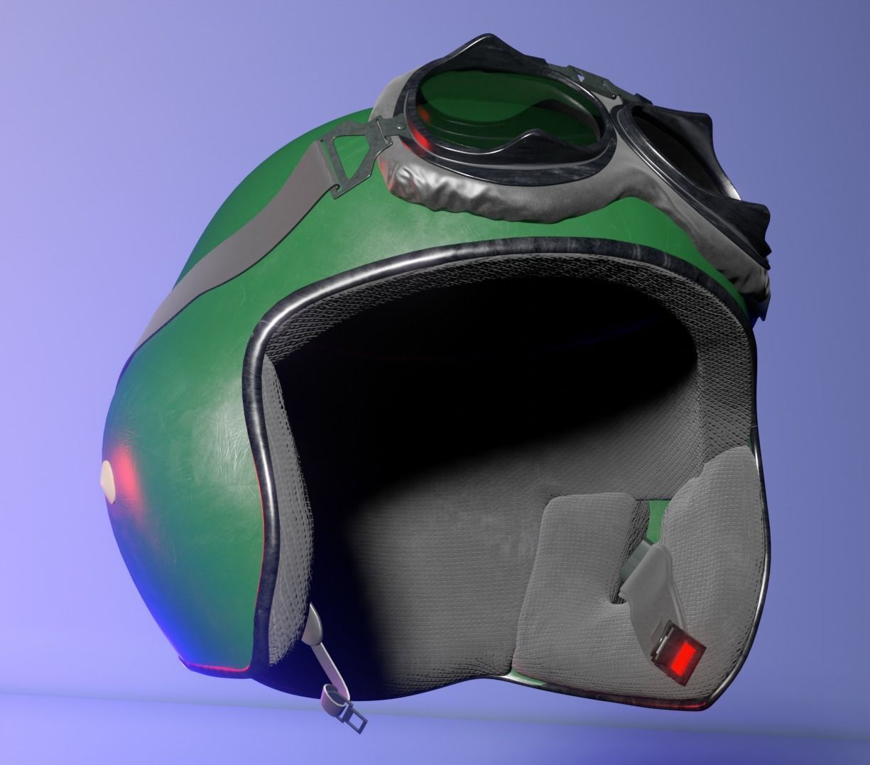 Pilot Helmet 3D model | CGTrader