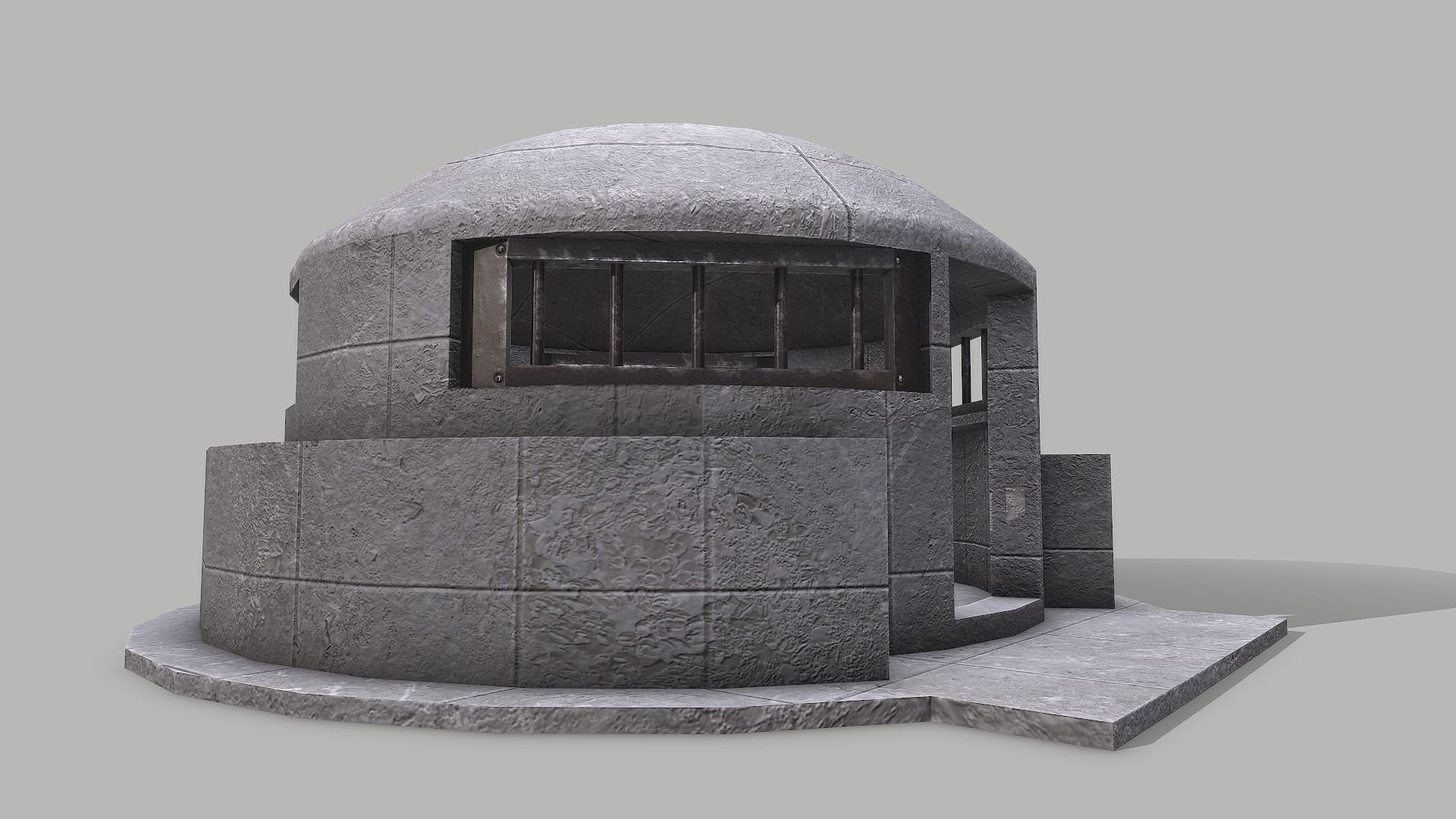 3D model Military Bunker 9 VR / AR / low-poly | CGTrader