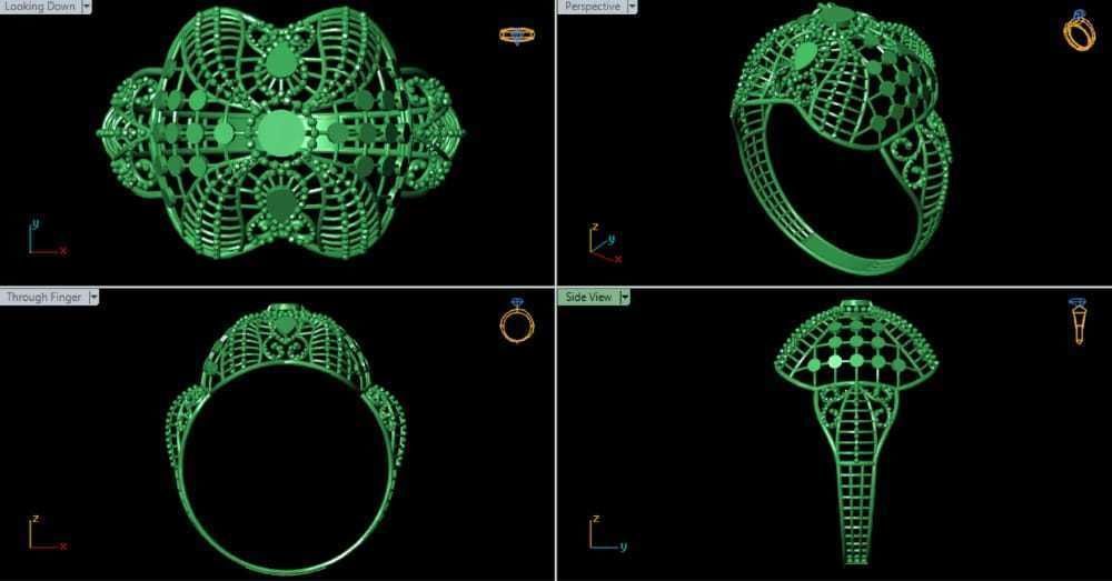LIGHT WEIGHT TURKISH RINGS 3D model 3D printable | CGTrader