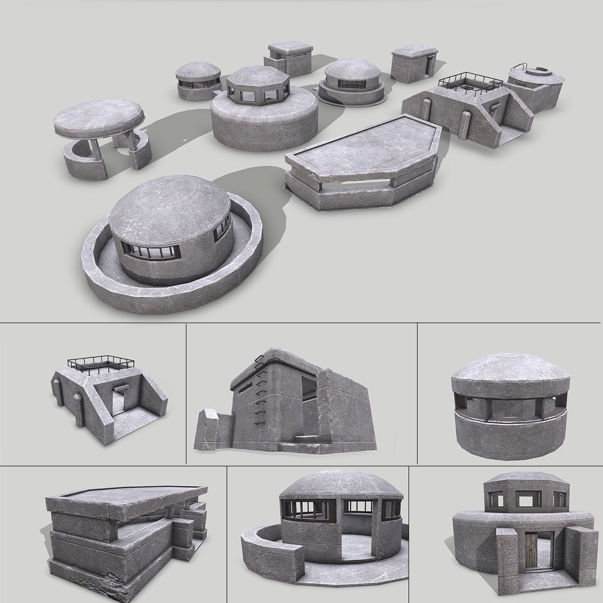 Military Bunker Collection | CGTrader