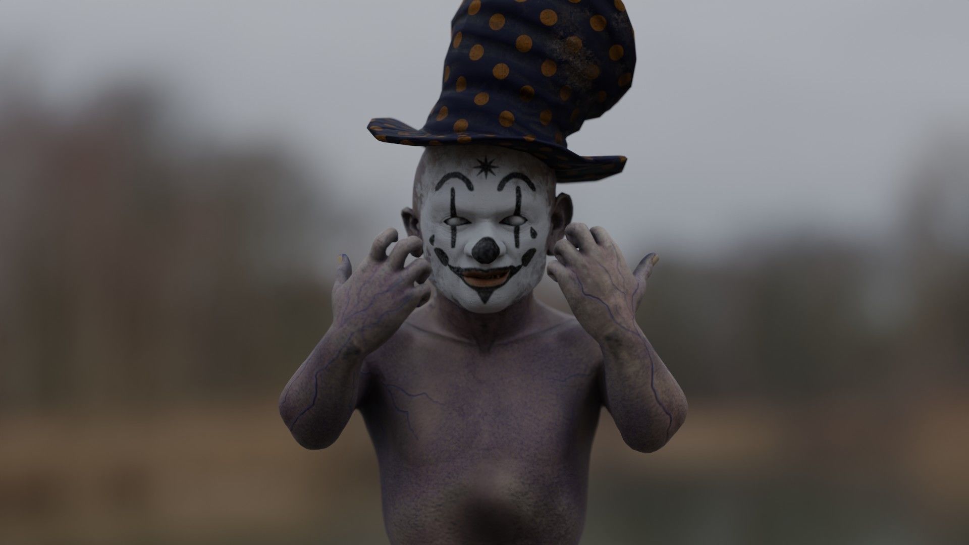 3D model Scary Clown 2 VR / AR / low-poly | CGTrader